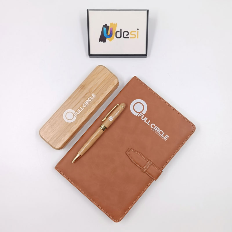 สมุดโน๊ตปกหนังสไตล์พรีเมี่ยม (ขนาด A5) - Udesi