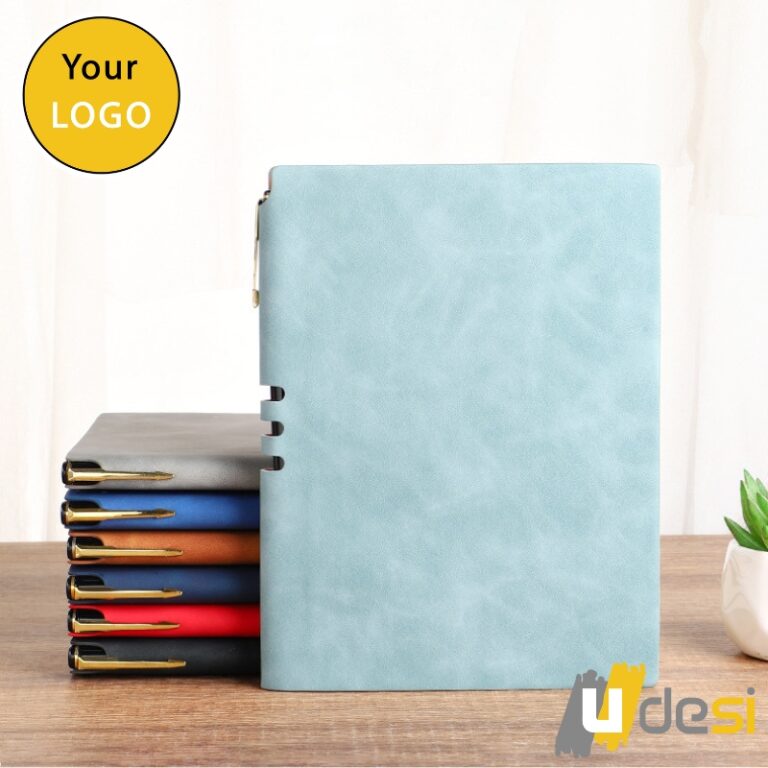 สมุดโน๊ต A5 ปกหนัง เรียบหรู - Udesi