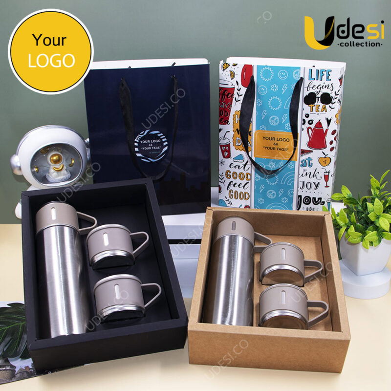 Udesi Collection – ชุด Gift Set กระบอกน้ำเก็บความเย็น + แก้ว 3 ใบ - Udesi